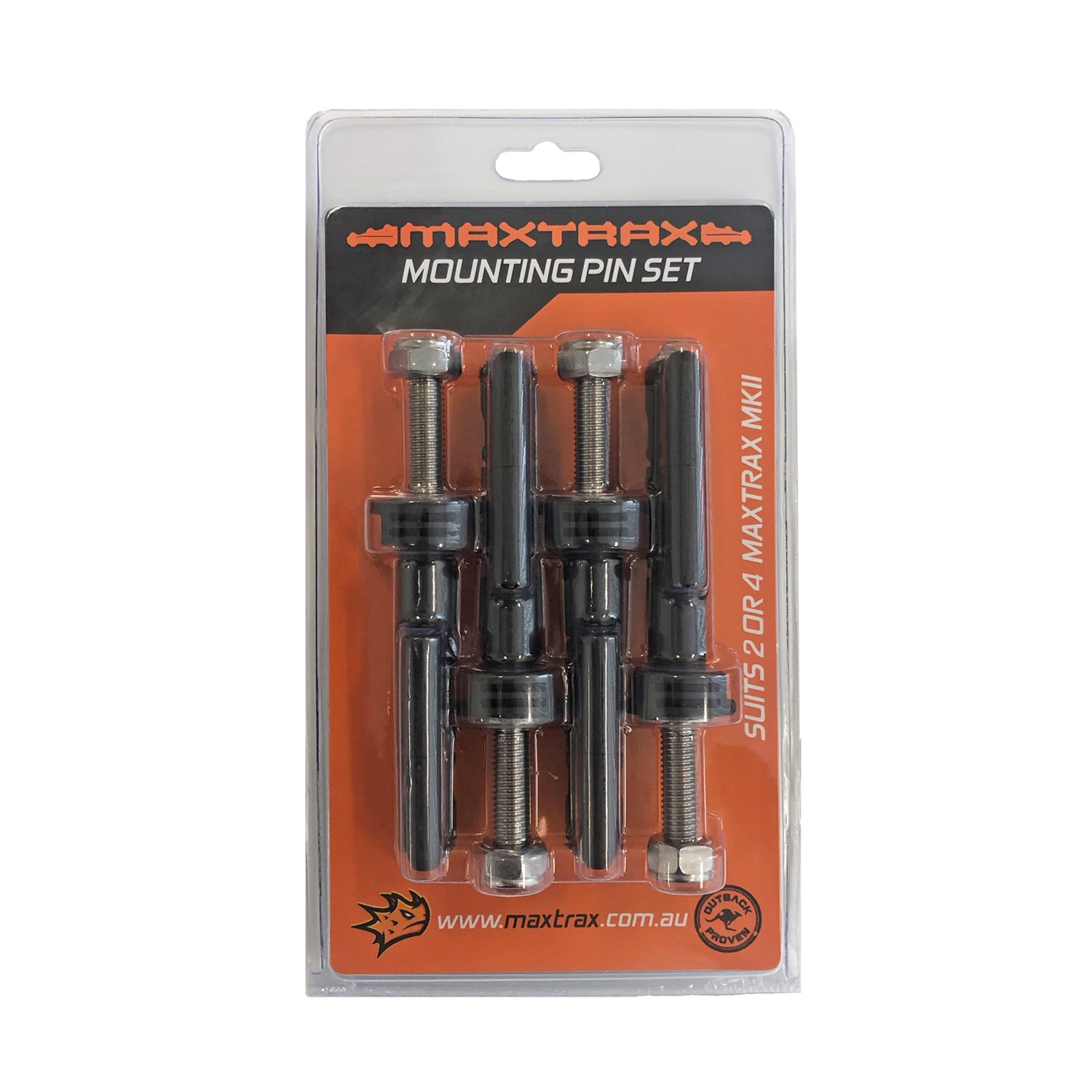 MAXTRAX Mounting Pin Set - MKII (40mm) – Beacon Offroad